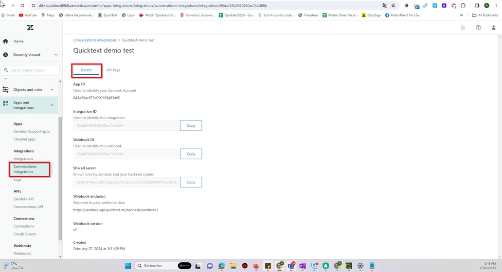 How to connect Zendesk messaging